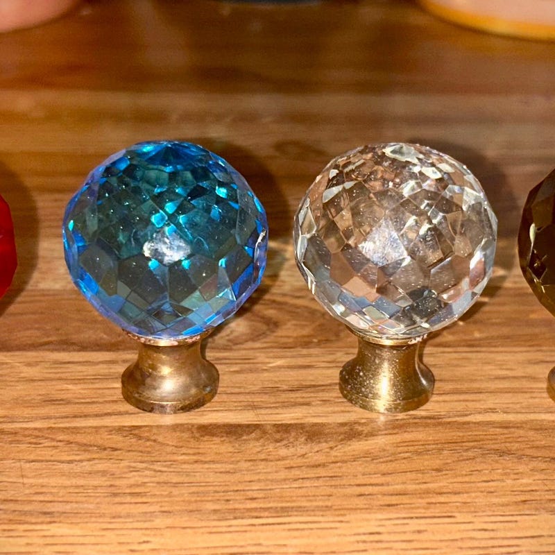 Crystal Finials - Etsy