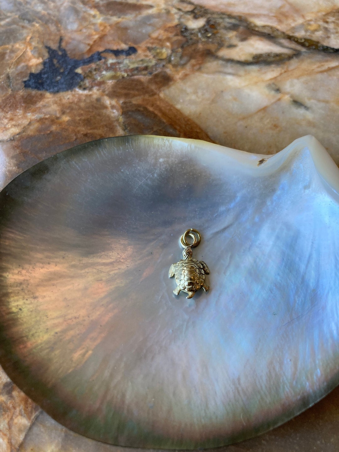 Victorian Sea Turtle Charm. Antique Turtle Charm. 14k Gold Animal ...