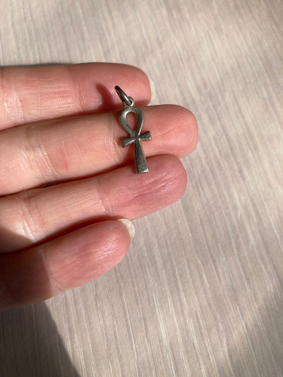Sterling silver ankh egyptian - Gem