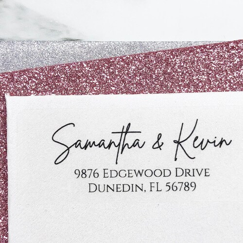 Return Address Labels Clear Personalized Address Labels - Etsy
