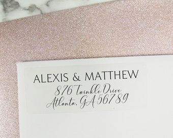 Custom Return Address Labels Personalized Everyday Hello Mailing Labels ...