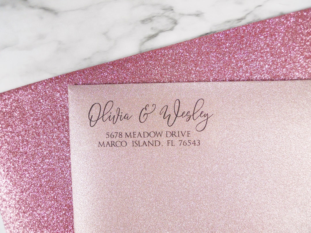 Return Address Labels, White and Clear Address Label, Custom Address ...