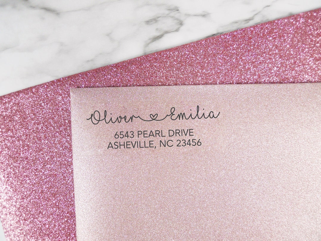 Personalized Return Address Labels, Custom Address Labels, Clear ...