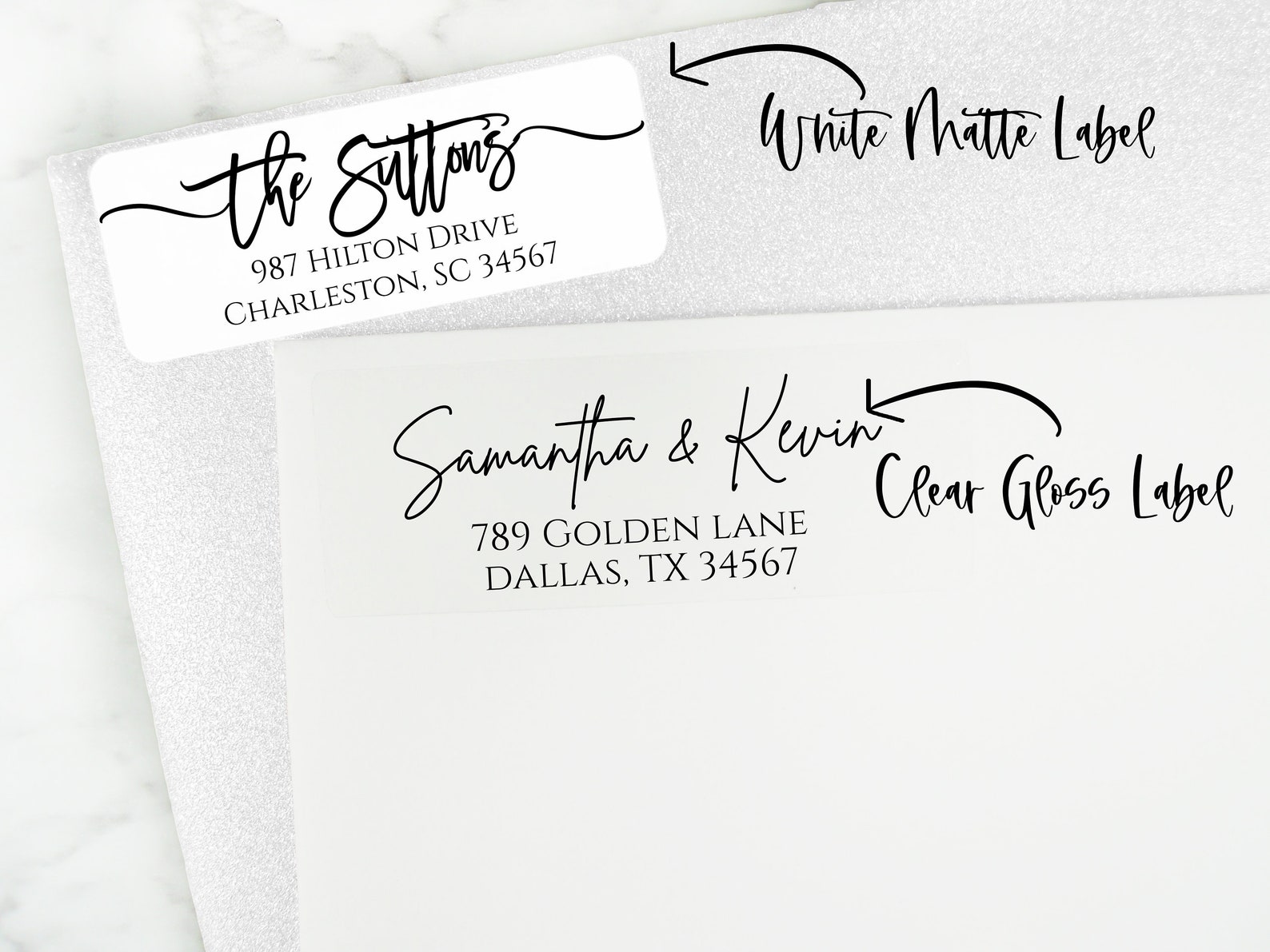 Return Address Labels Clear Address Labels Address Labels - Etsy