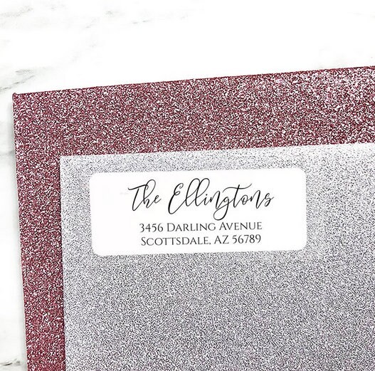 Return Address Labels Clear Address Labels Custom Address | Etsy