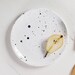 9 Inch Curvy Rim Serving Plate | Handmade Curvy Plate | White Plate ...