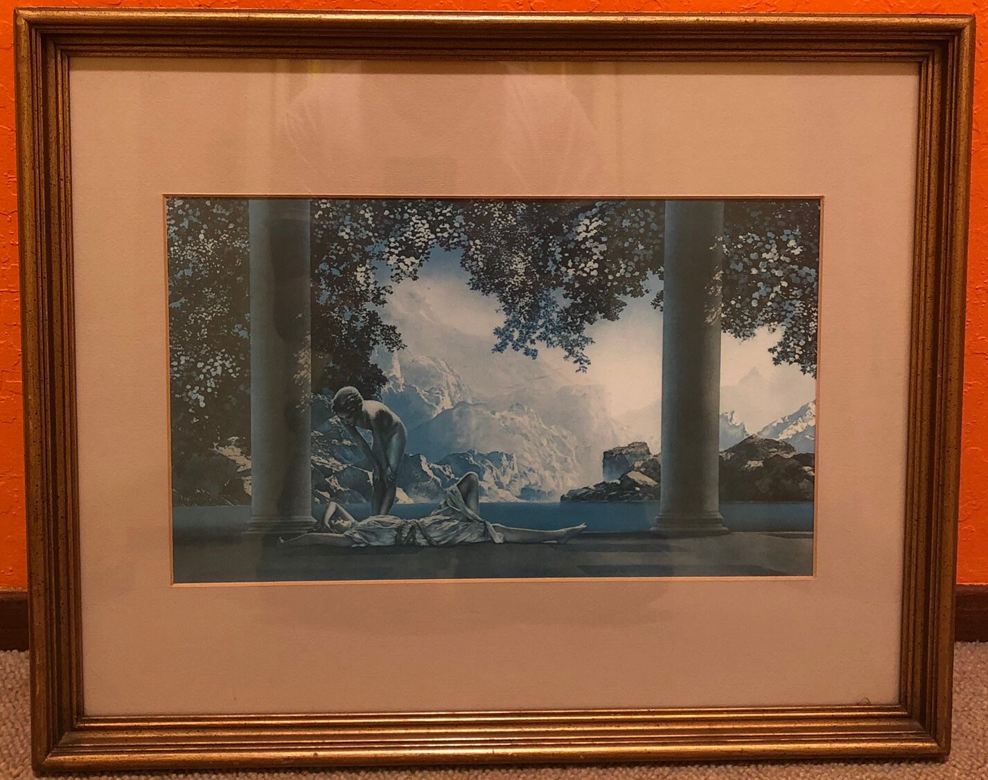 Vintage Maxfield Parrish Daybreak Lithograph - Etsy