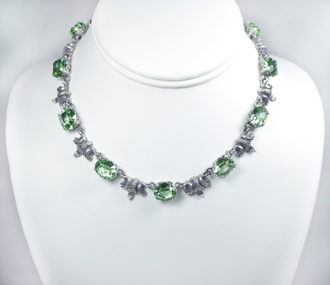 SPRING SALE! Vintage Guglielmo Cini Art Nouveau Acanthus Leaf Necklace ...