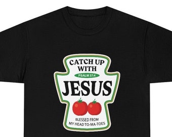 Ketchup With Jesus Shirt / Jesus Shirt / Mens Jesus Shirt / Unisex ...