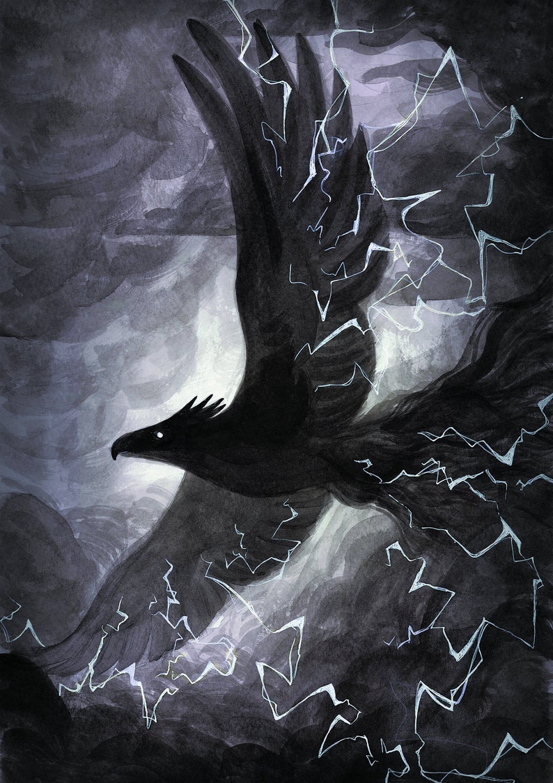 Thunderbird Mythical Creature Thunderbird by Mad--Munchkin on DeviantArt