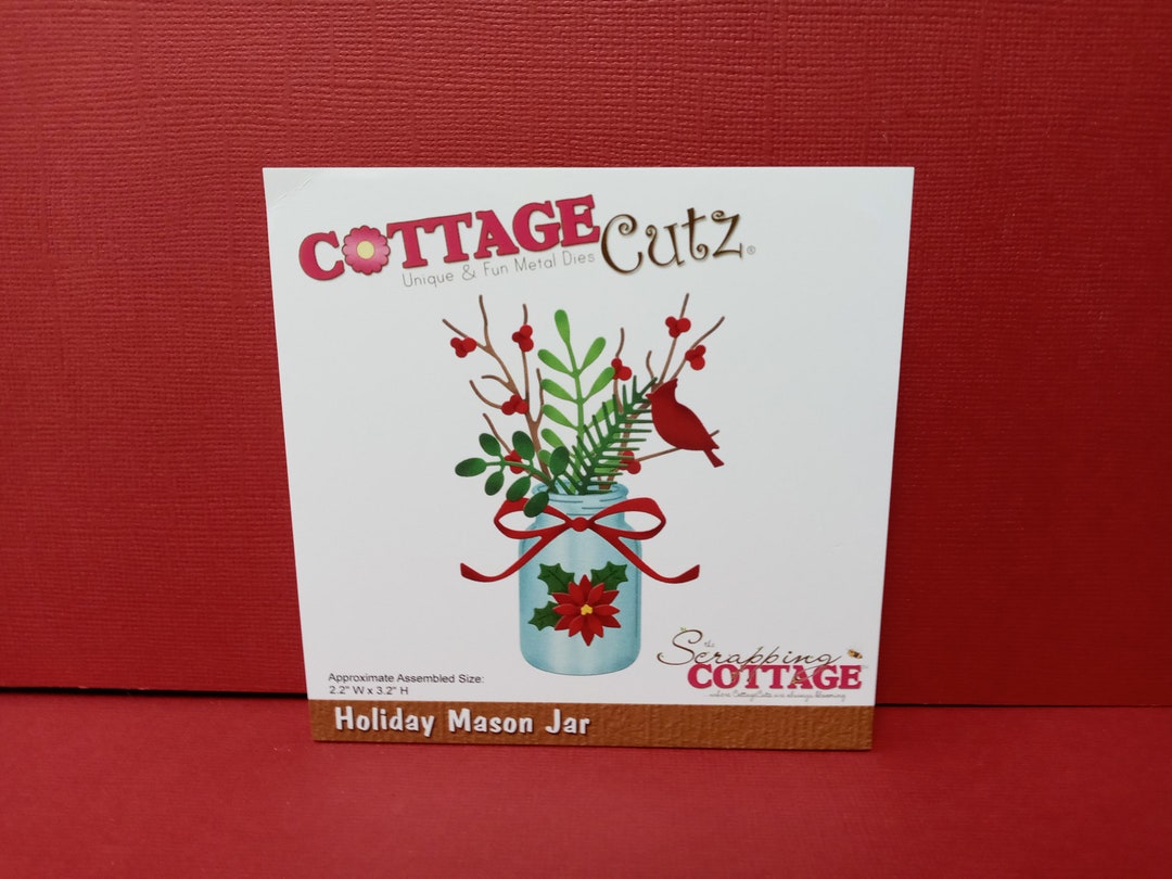 Cottage Cutz Holiday Mason Jar CC-194 - Etsy