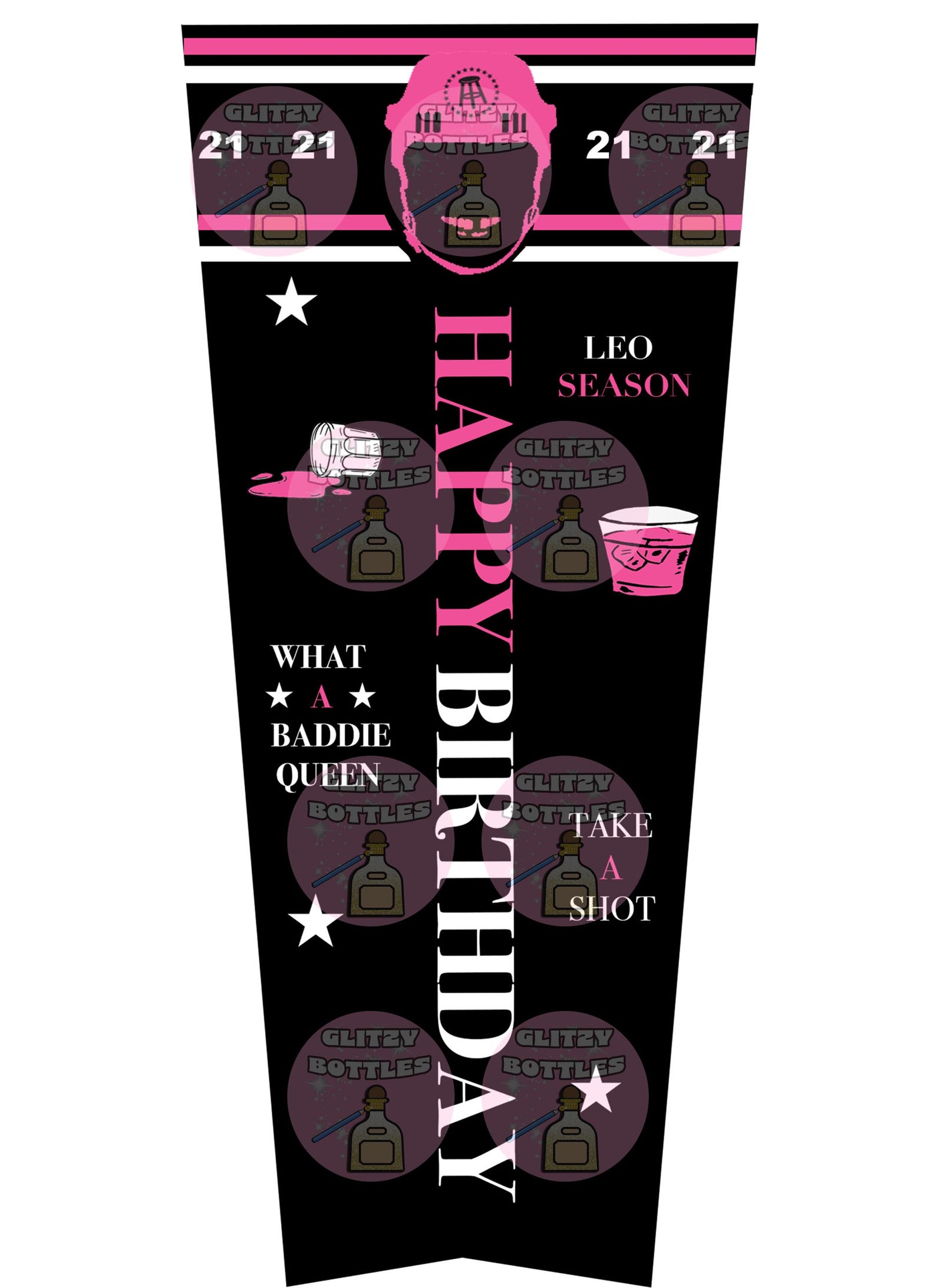 Pink Whitney Custom Digital Label, Custom Digital Label - Etsy