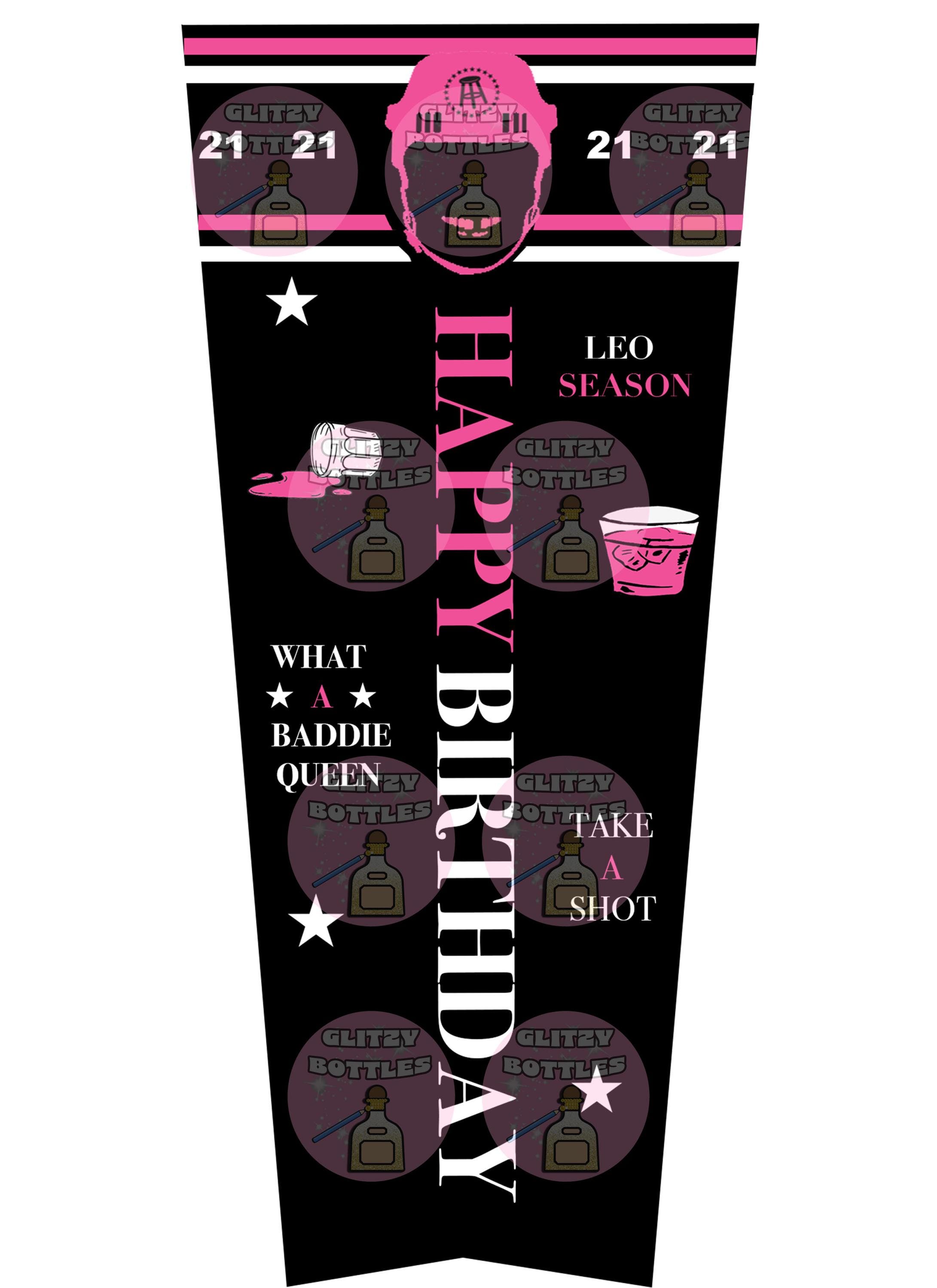 Pink Whitney Custom Digital Label, Custom Digital Label - Etsy