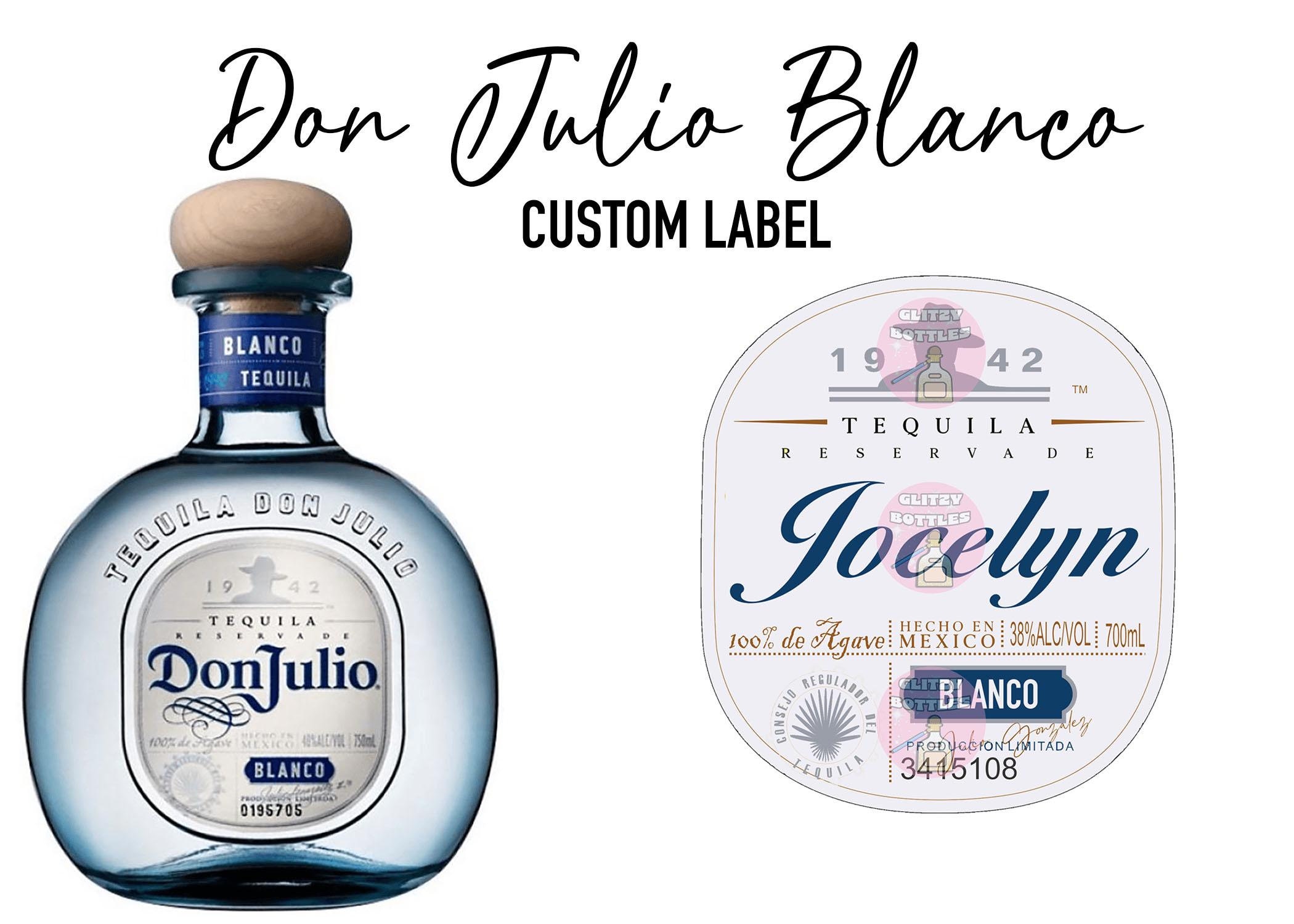Don Julio Blanco Digital Custom Label - Etsy