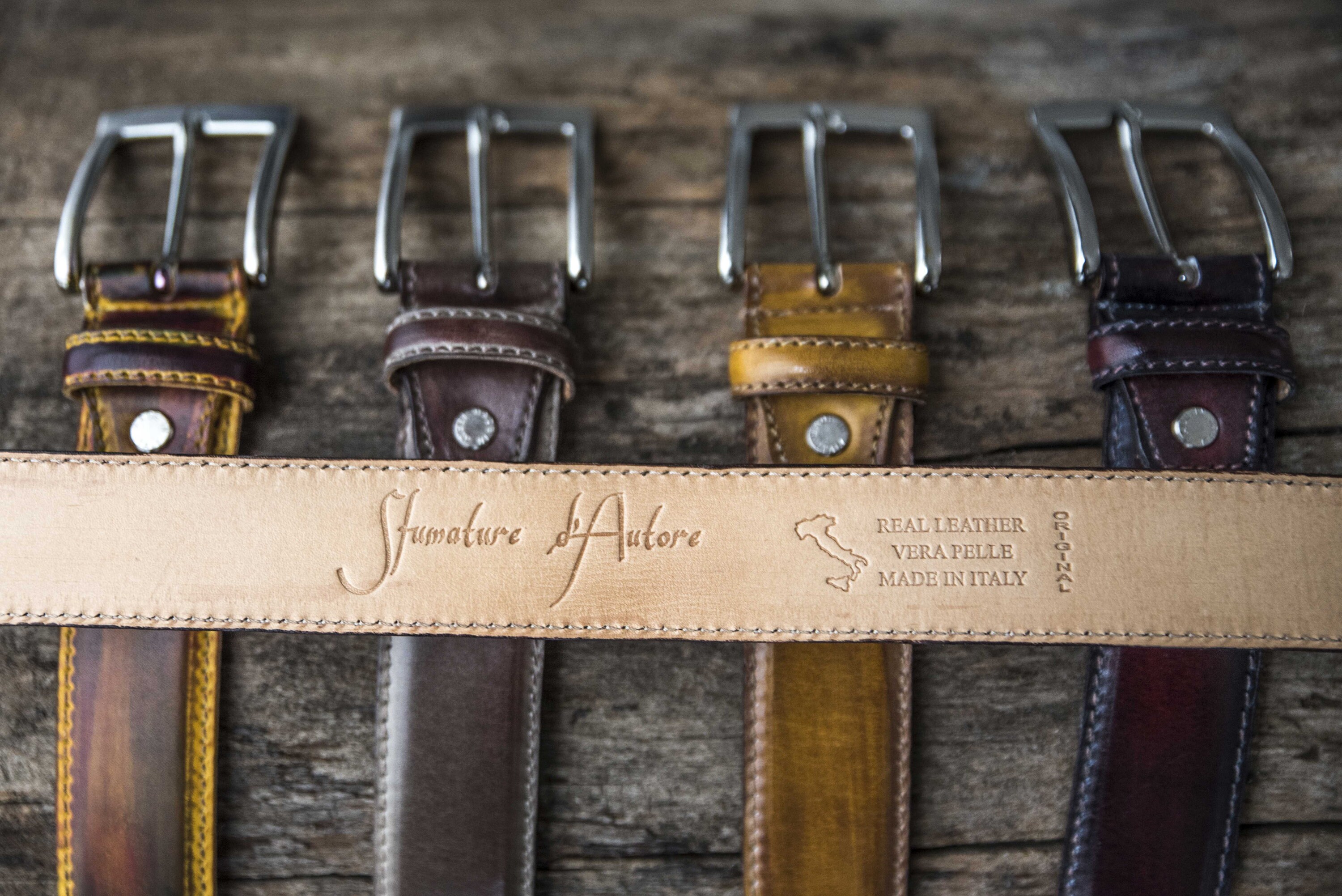 Belts Handmade Real Leather From Italy / Cinture Artigianali in Vera ...