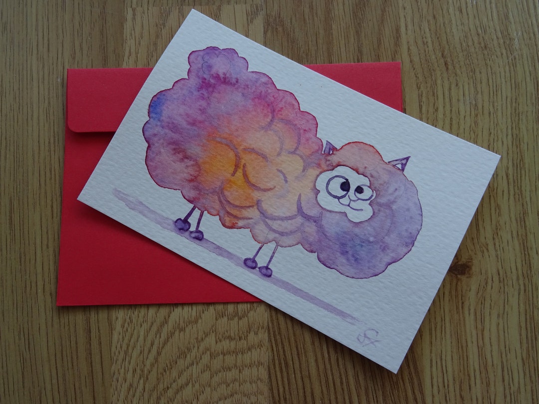 Watercolor Original Llama Original Watercolor Llama Sunset Crazy Crazy ...