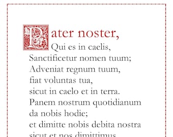 Gloria English Catholic Prayer Card / Printable A4 Wall Art / Christian ...