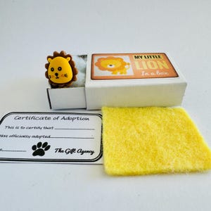 My Little Lion in a Box Matchbox Mini Novelty Silly Gift - Etsy