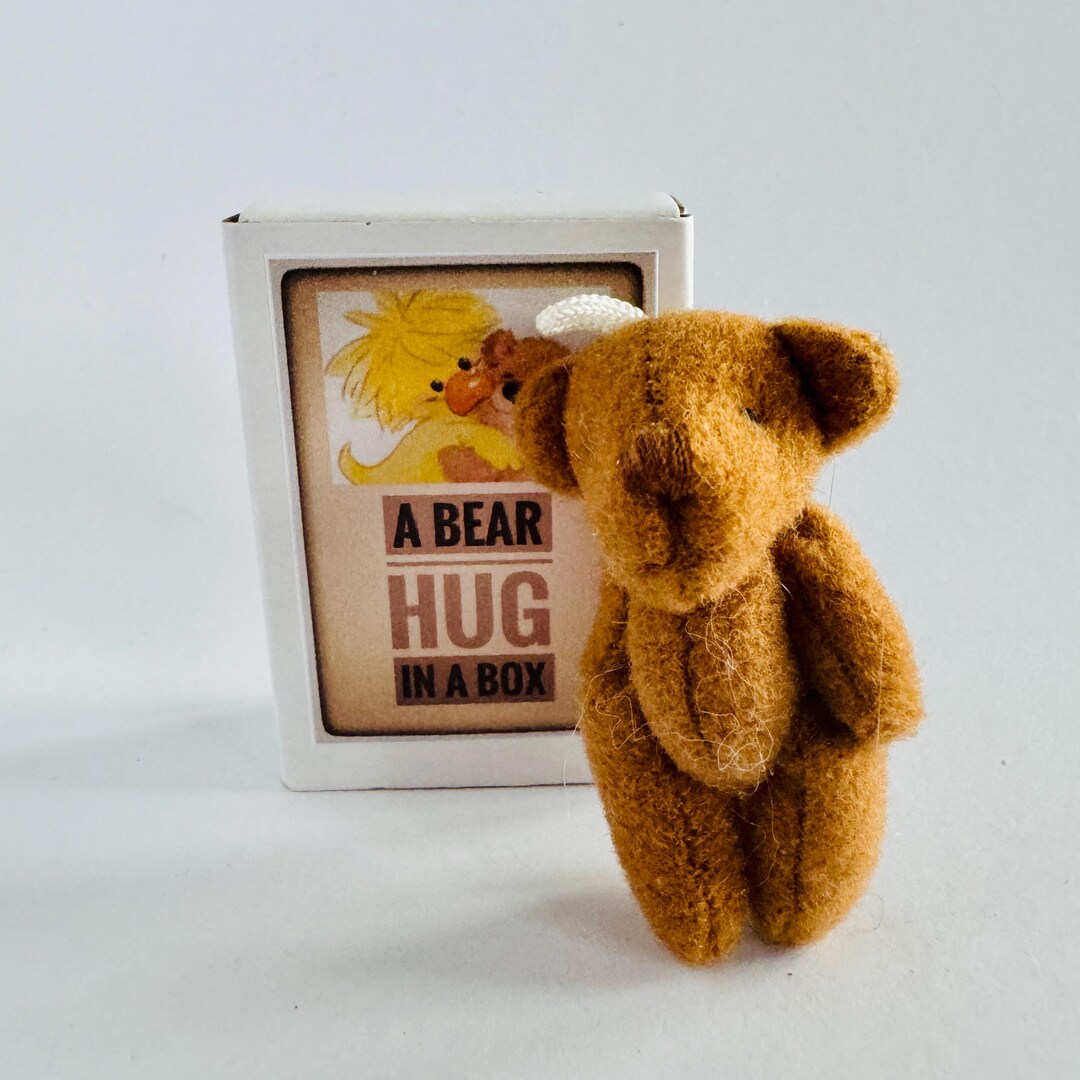A Bear Hug in a Box Mini Traditional Style Teddy Gift - Etsy
