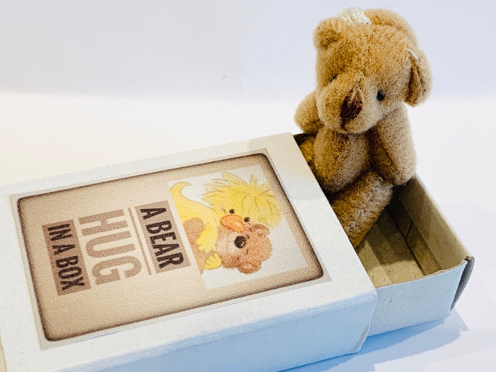 A Bear Hug in a Box Mini Traditional Style Teddy Gift | Etsy