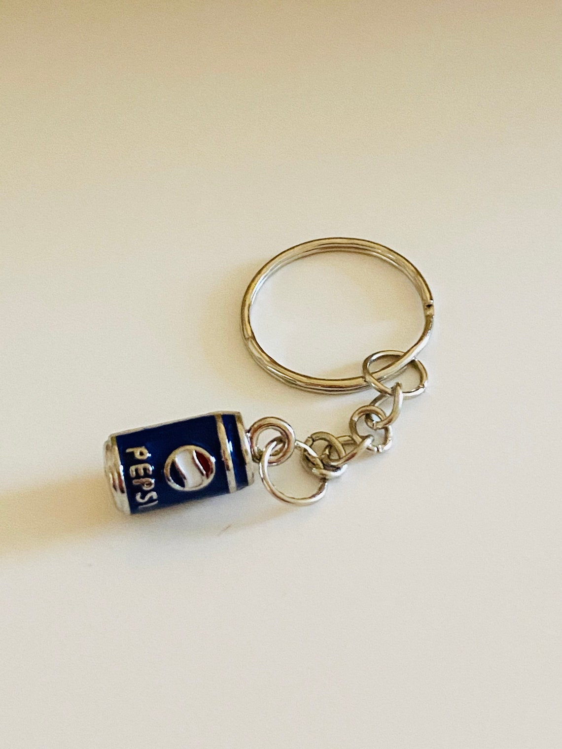 Mini Pepsi Can Metal & Enamel Novelty Key Ring | Etsy