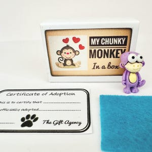 My Chunky Monkey in a Box Matchbox Mini Novelty Silly Gift - Etsy UK