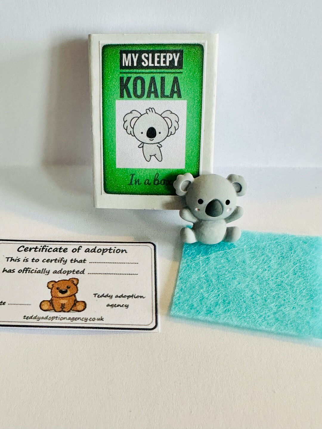 My Sleepy Koala in a Box Matchbox Mini Novelty Silly Gift - Etsy