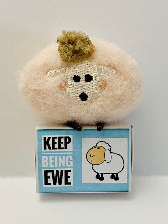 Keep Being Ewe Plush Sheep Mini Gift Card Alternative | Etsy