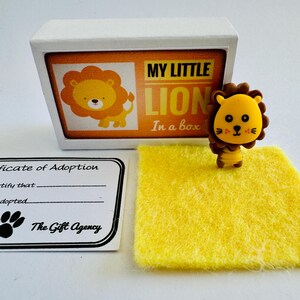 My Little Lion in a Box Matchbox Mini Novelty Silly Gift - Etsy