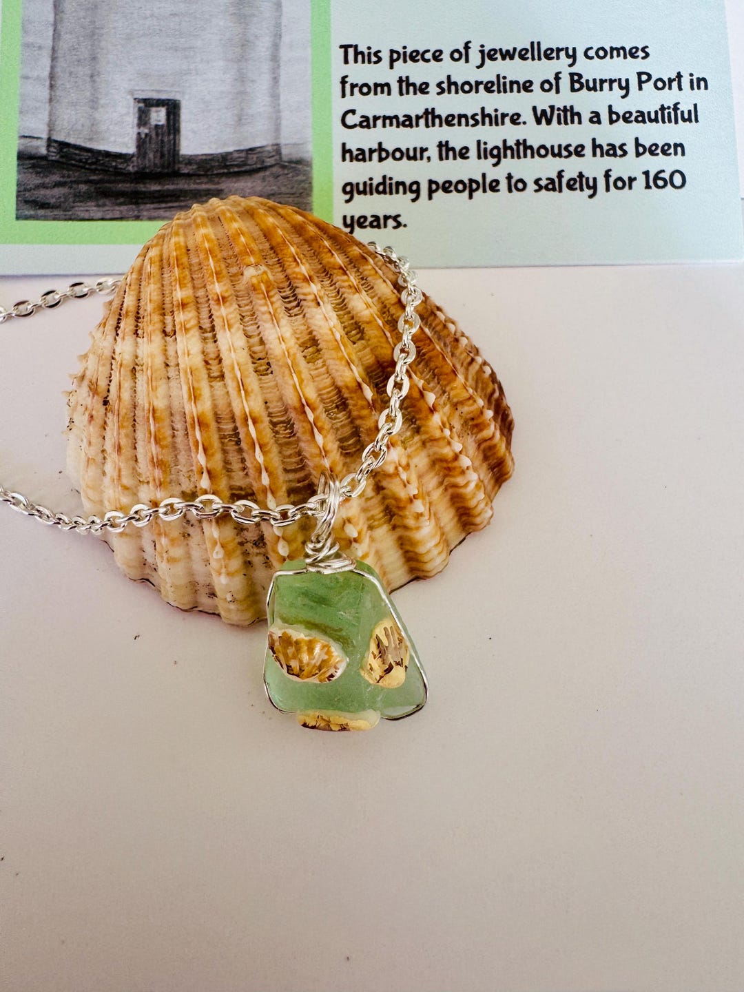 Welsh Sea Glass, Painted, Clay Tiny Sea Shells 3D Effect, Hand Made ...