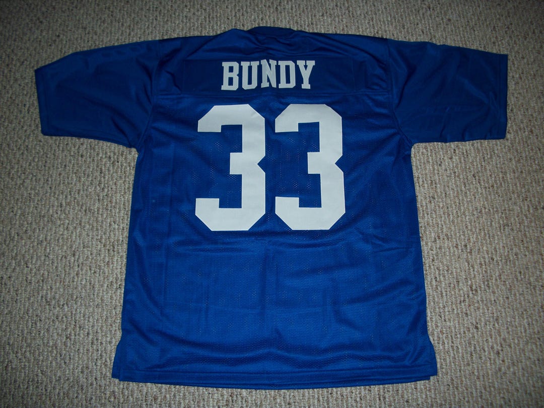 AL BUNDY Unsigned Custom Blue Sewn New Football Jersey Sizes S-3XL - Etsy