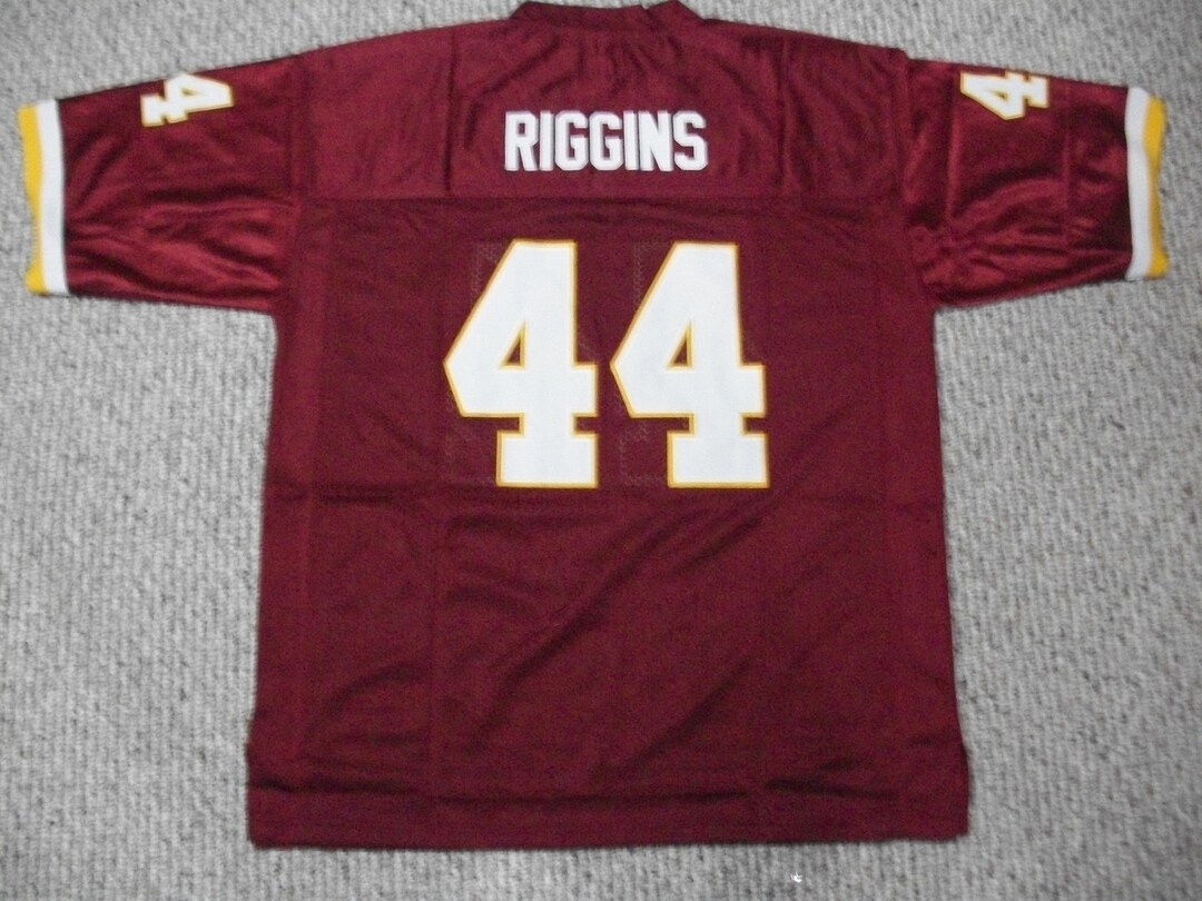 JOHN RIGGINS Unsigned Custom Washington Burgundy Sewn New Football ...