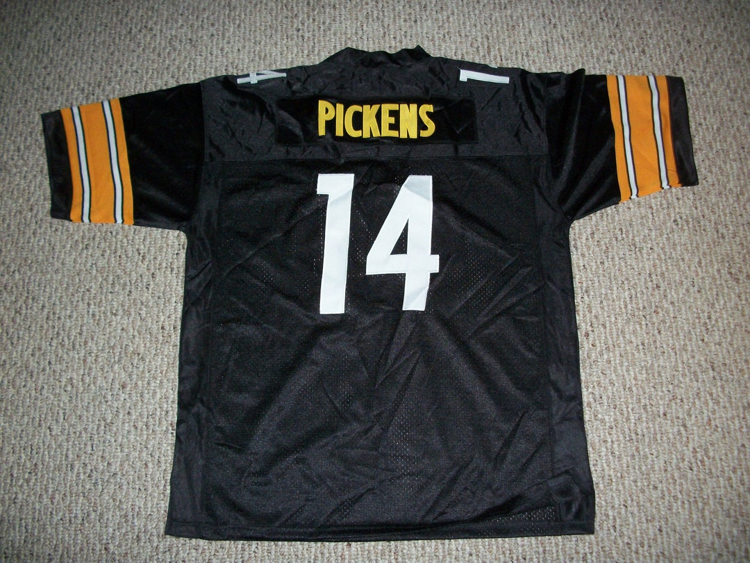 GEORGE PICKENS Pittsburgh Unsigned Custom Black Sewn New Football ...