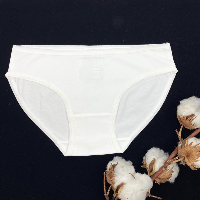 Girls' Organic Cotton Knickers in White - Etsy