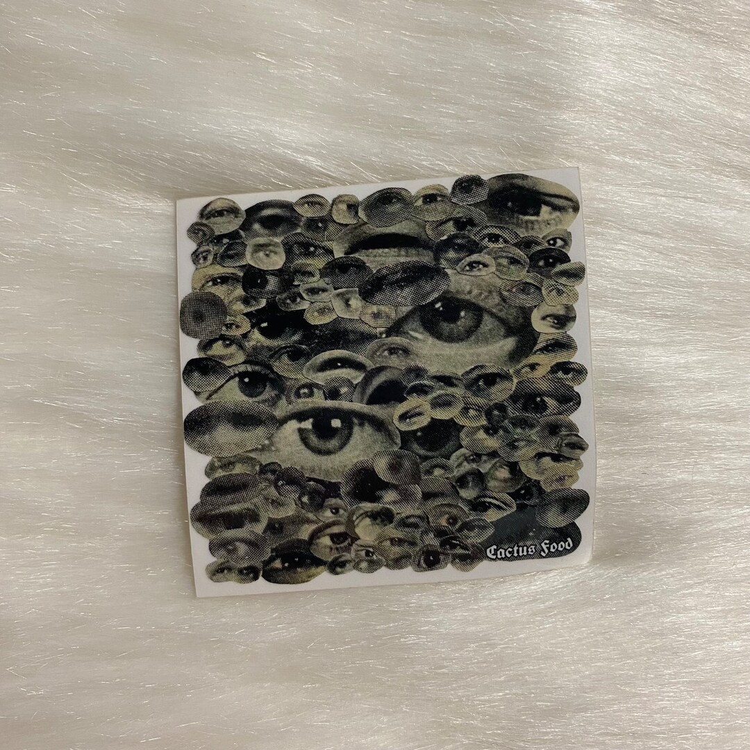 EYES Vinyl Sticker Clear Collage Vintage Trippy Collage - Etsy