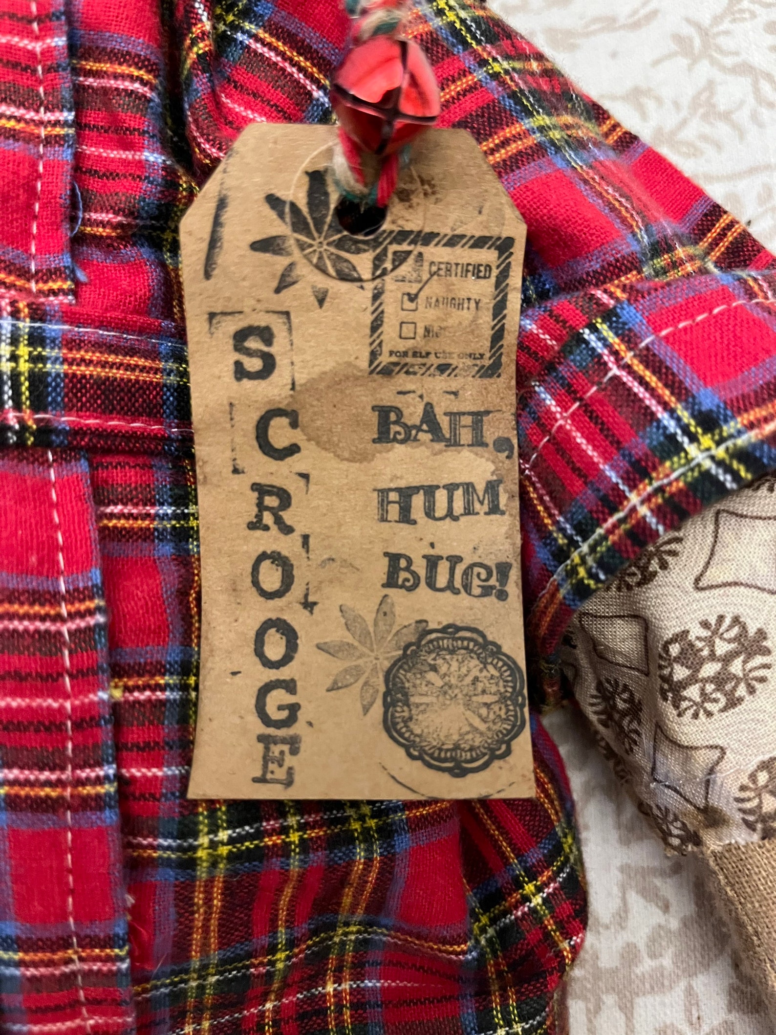 Christmas Carol Scrooge Primitive Folk Art Rustic Christmas - Etsy
