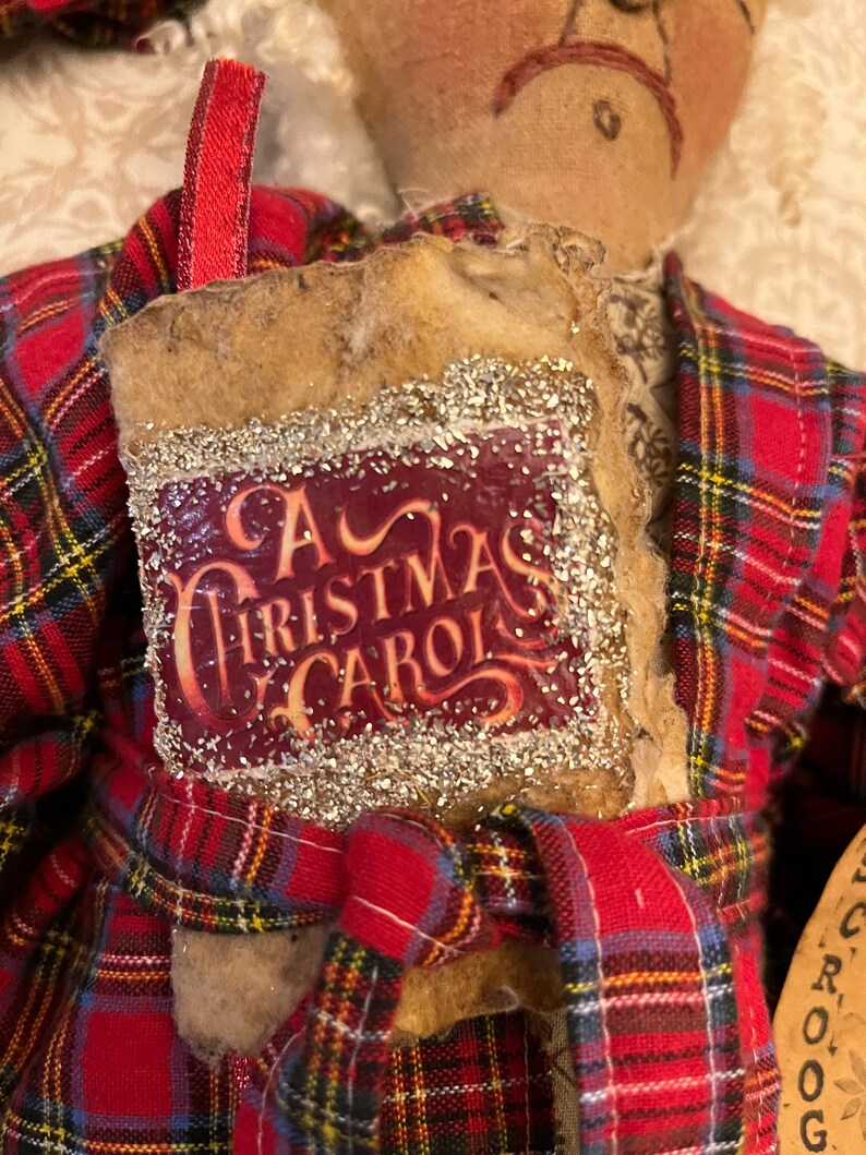 Christmas Carol Scrooge Primitive Folk Art Rustic Christmas - Etsy