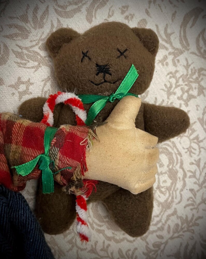 Twinkle Toes Elf Primitive Folk Art Plush Decoration Handmade - Etsy