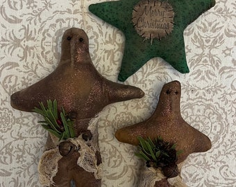 The Gingers Gingerbread Man Primitive Folk Art Christmas Decoration ...