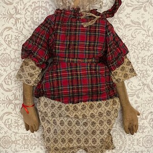 Christmas Carol Scrooge Primitive Folk Art Rustic Christmas Decoration ...