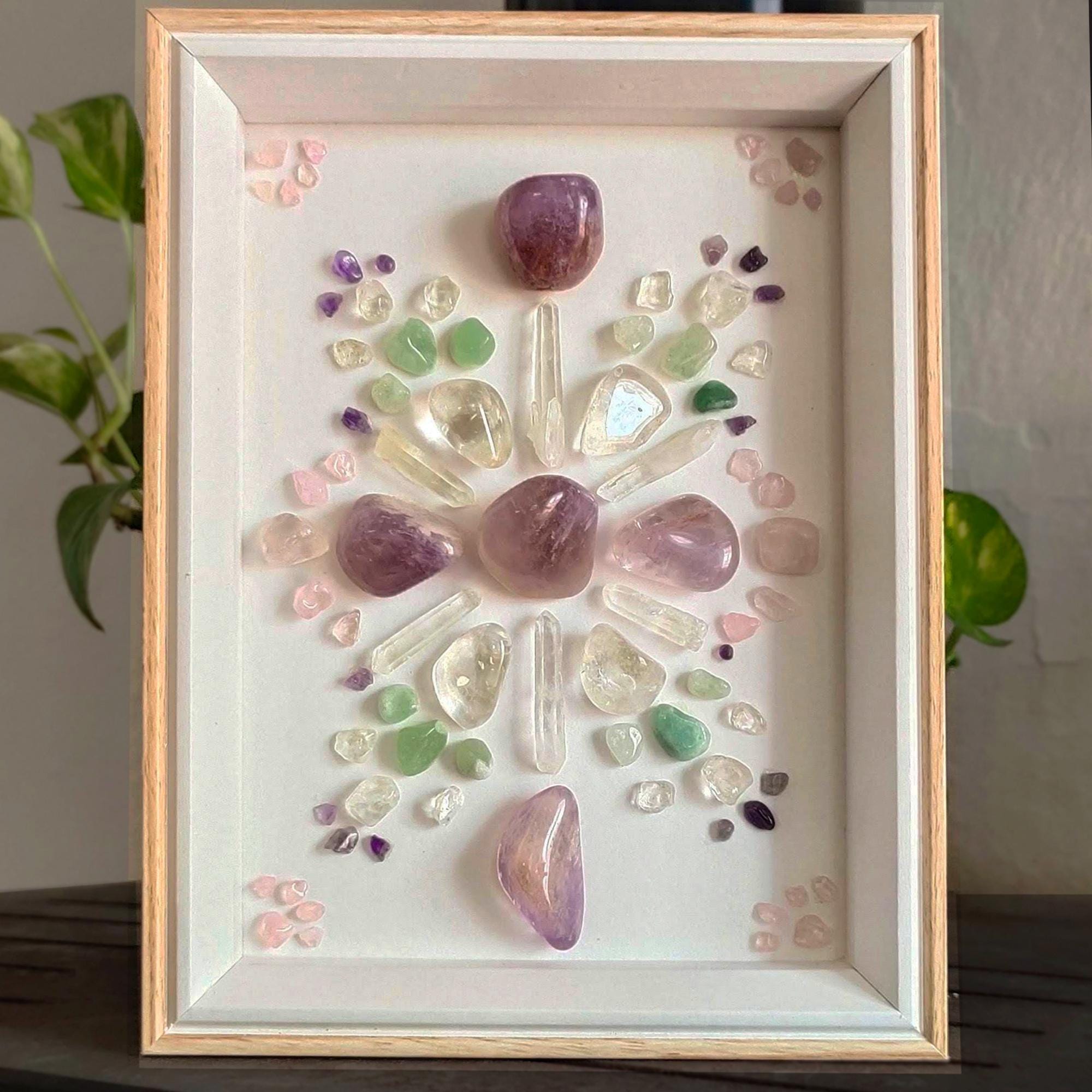 Customized Birth Date Healing Gemstone Crystal Mandala Balance Energy ...