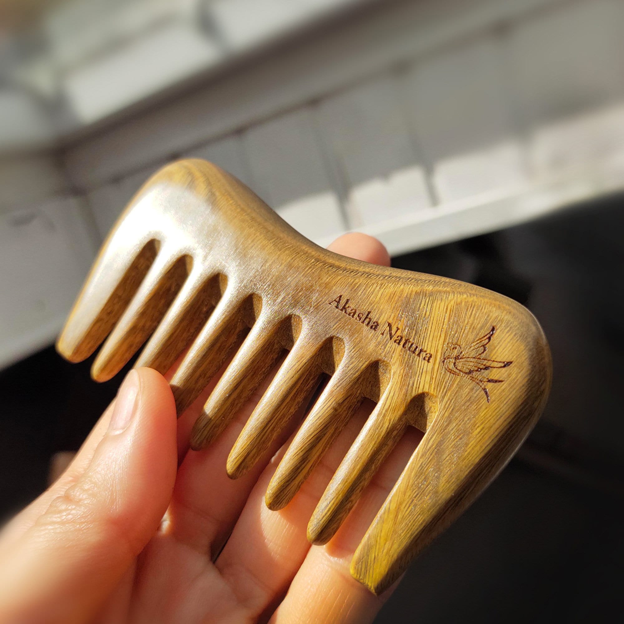 Gua Sha Massage Comb Natural Wood Guasha Tool Pocket Comb Solid Wood ...