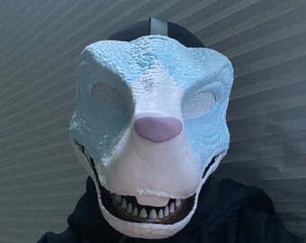 Blue Bunny Mask - Etsy