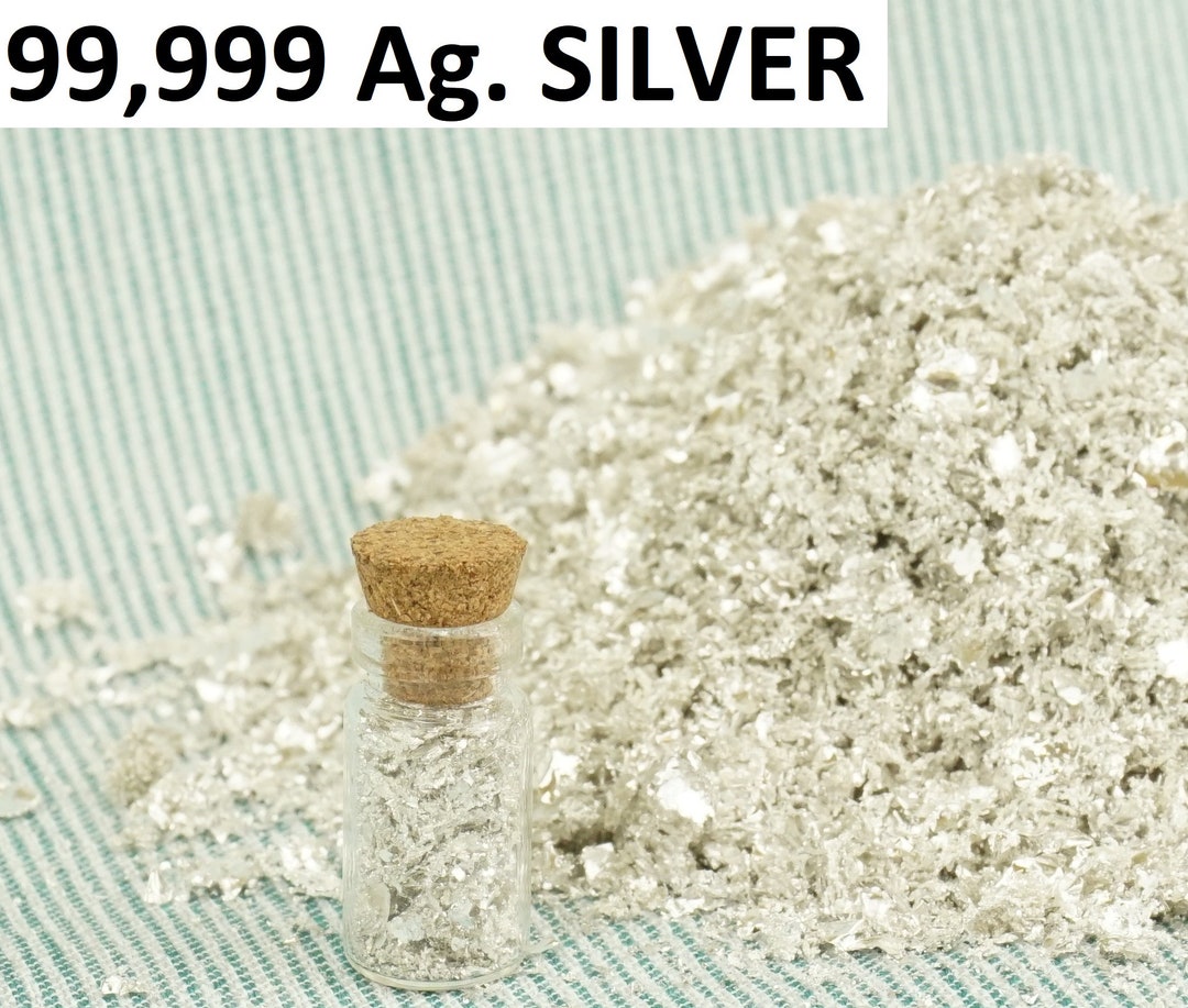 99.999% Silver 1,5g Crystals Metal Rare Lab-grown Element Sample ...