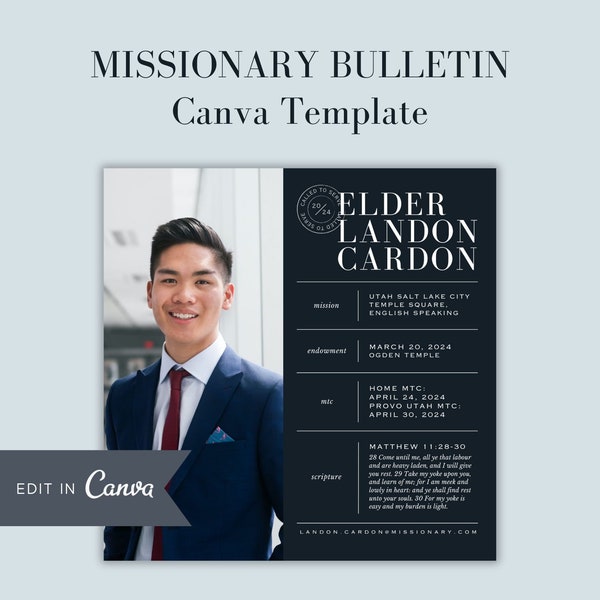 Lds Ward Announcement Flyer - Etsy