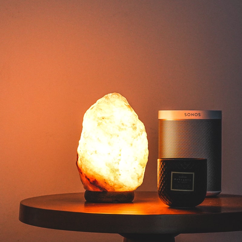 Lighted Salt Lamp Base - Etsy UK