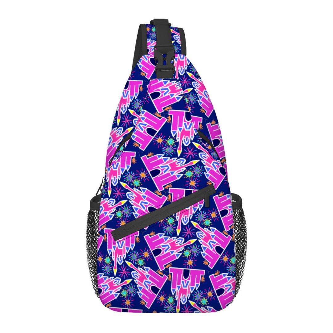 Theme Park Bag Custom Unisex Cross-body Bag Lightweight Fashion Sling ...