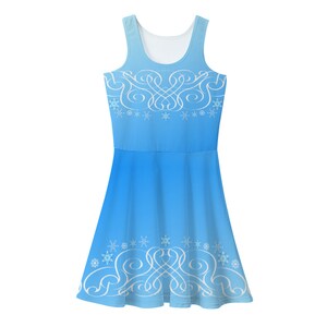 Elsa Princess Race Dress Magical Ice Queen Running Dress for Princess ...