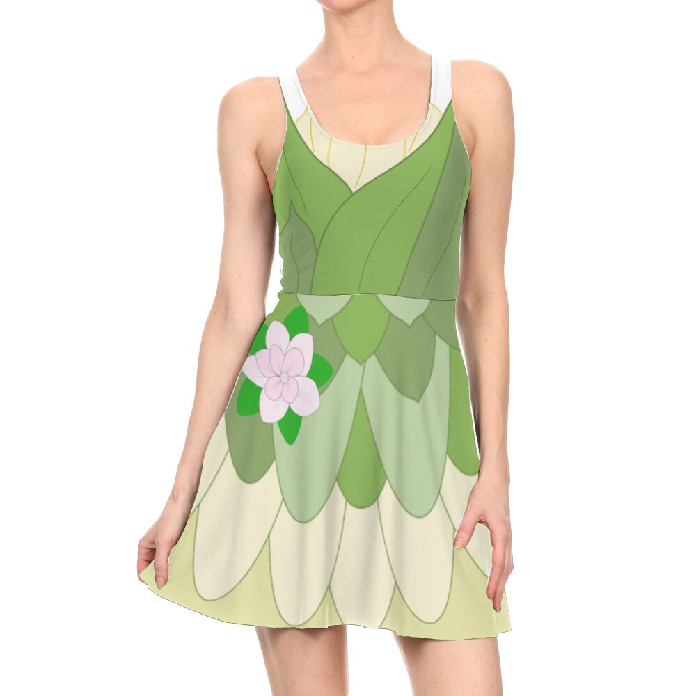 Princess Tiana Running Dress Hand Drawn Artwork Princess and the Frog ...