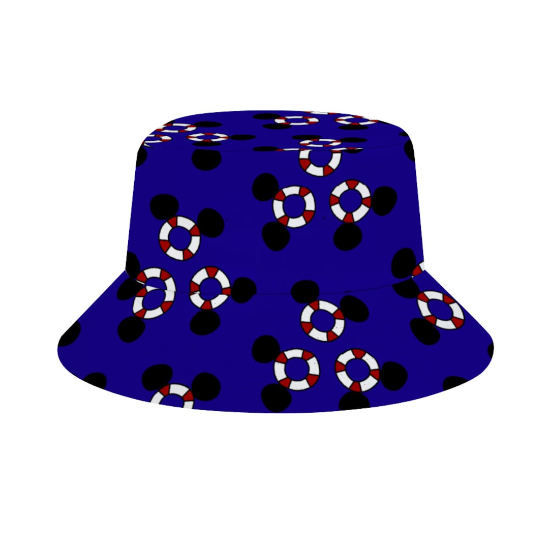 Hand Drawn Disney Buckey Hat for Disney Cruiseline Bucket Hats - Etsy